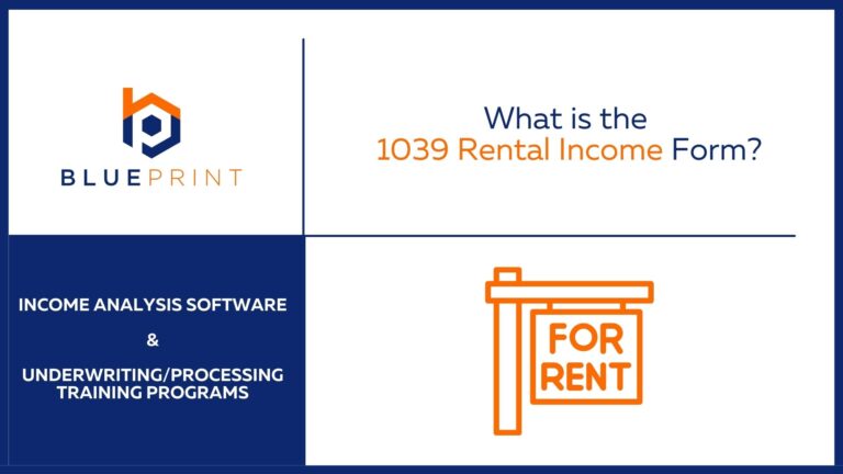 Rental income and Form 8825 - Blueprint