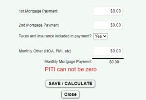 How to add PITI to IncomeXpert PLUS - Blueprint