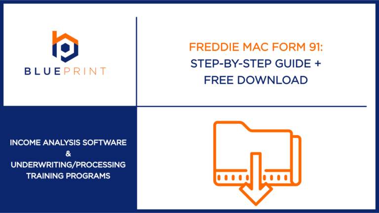 Freddie Mac Form 91: Step-by-Step Guide + Free Download - Blueprint